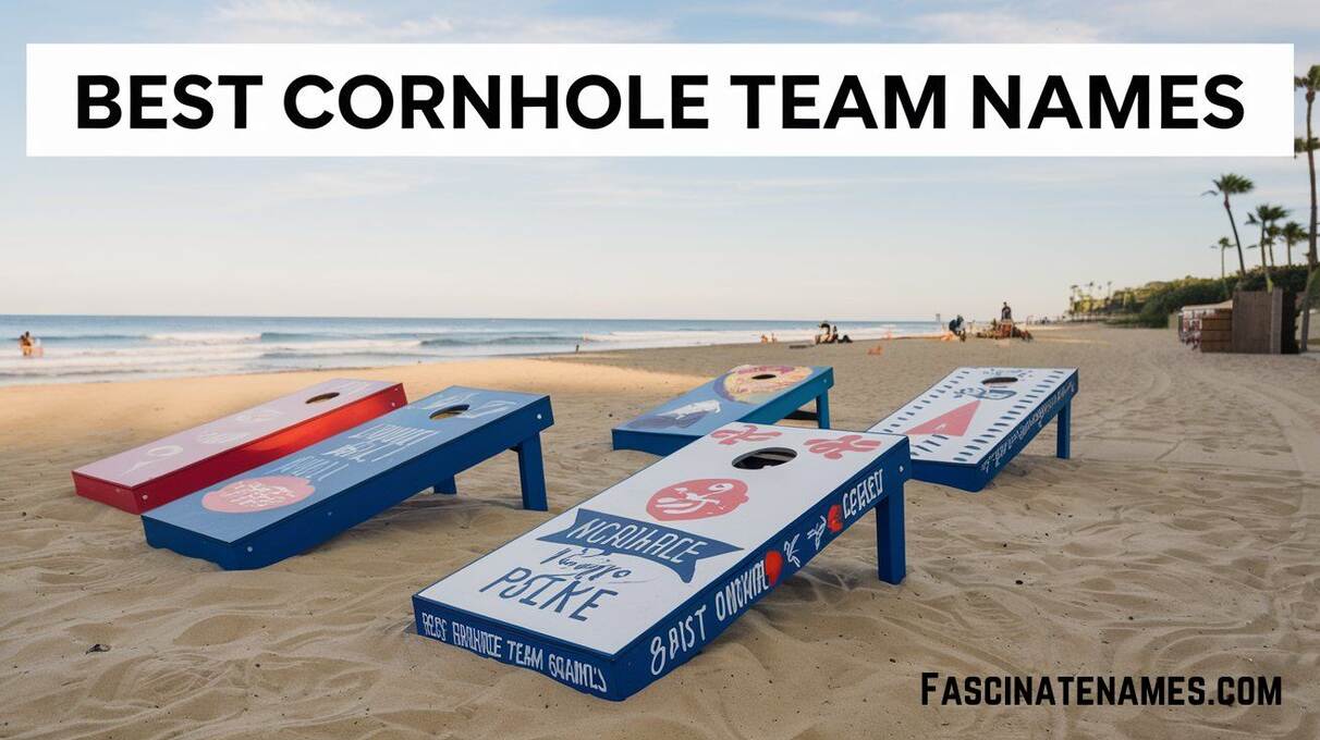 450+ Unique and Funny Cornhole Team Names for Your Squad - Fascinate Names