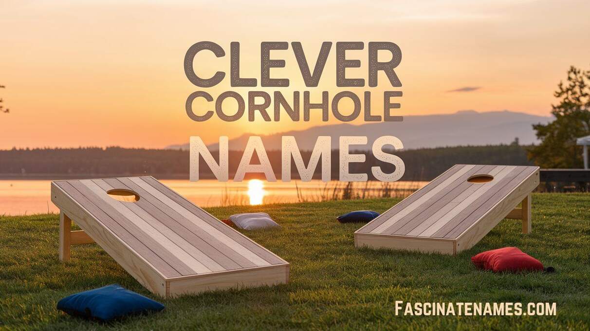 450+ Unique and Funny Cornhole Team Names for Your Squad - Fascinate Names