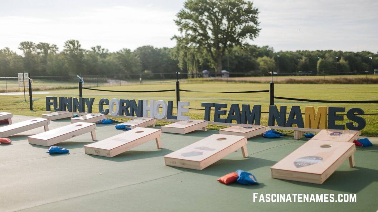 450+ Unique and Funny Cornhole Team Names for Your Squad - Fascinate Names