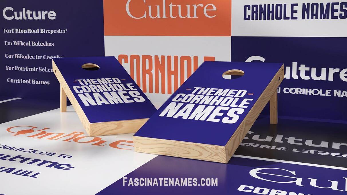 450+ Unique and Funny Cornhole Team Names for Your Squad - Fascinate Names