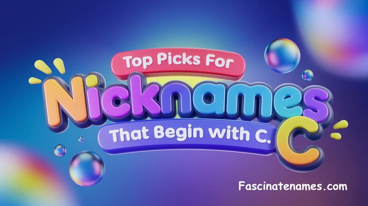 200+ Catchy Nicknames That Start With C - Fascinate Names