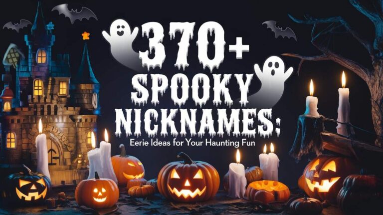 450+ Spooky Nicknames: Eerie Ideas for Your Haunting Fun - Fascinate Names