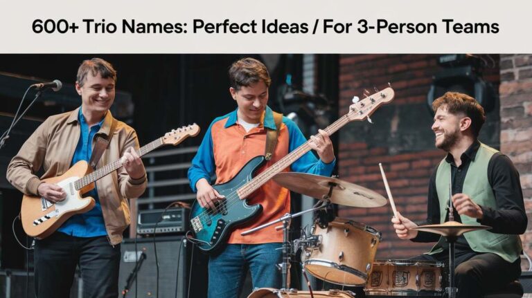 600+ Trio Names: Perfect Ideas For 3-Person Teams - Fascinate Names