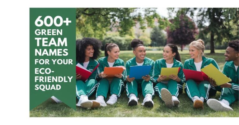 500+ Green Team Names for Your Eco-Friendly Squad - Fascinate Names