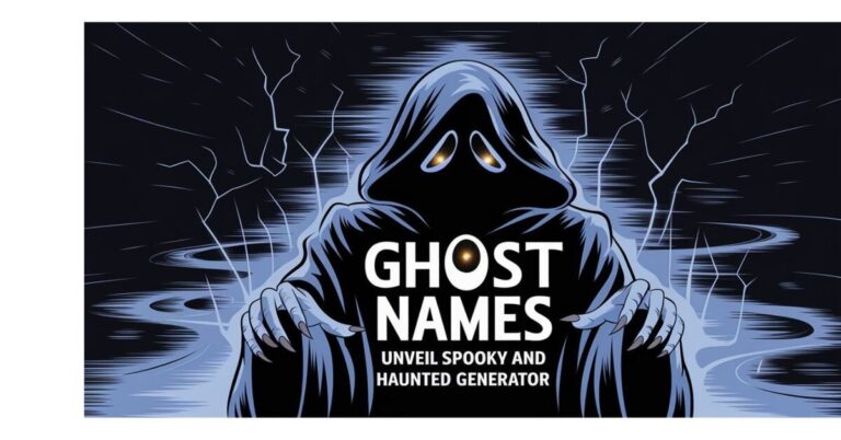 450+ Ghost Names: Sweet, Scary, and Haunted Generator - Fascinate Names