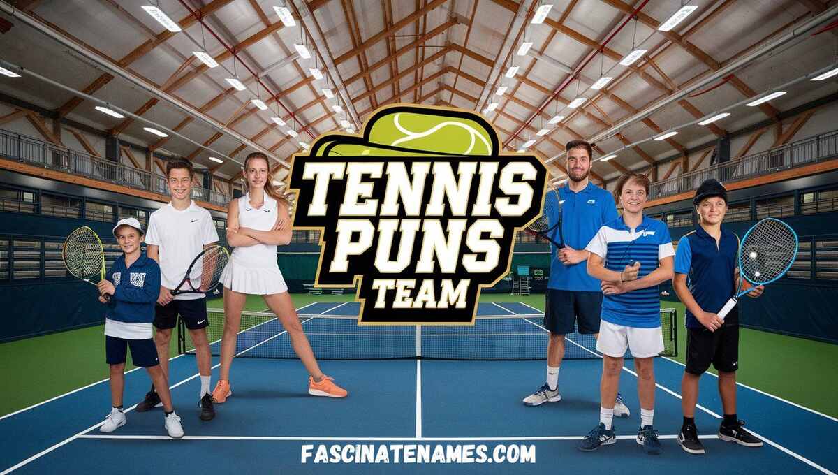 500+ Creative Tennis Team Names: Funny & Clever Ideas - Fascinate Names