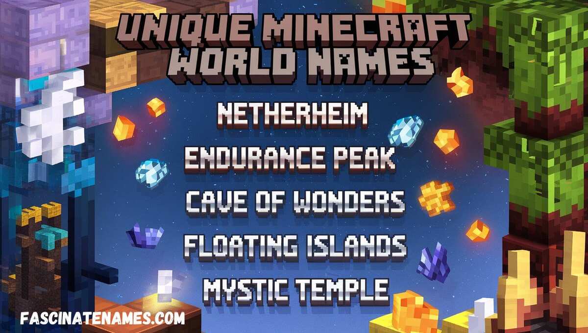 Minecraft World Names: Creative & Memorable Ideas for Players ...