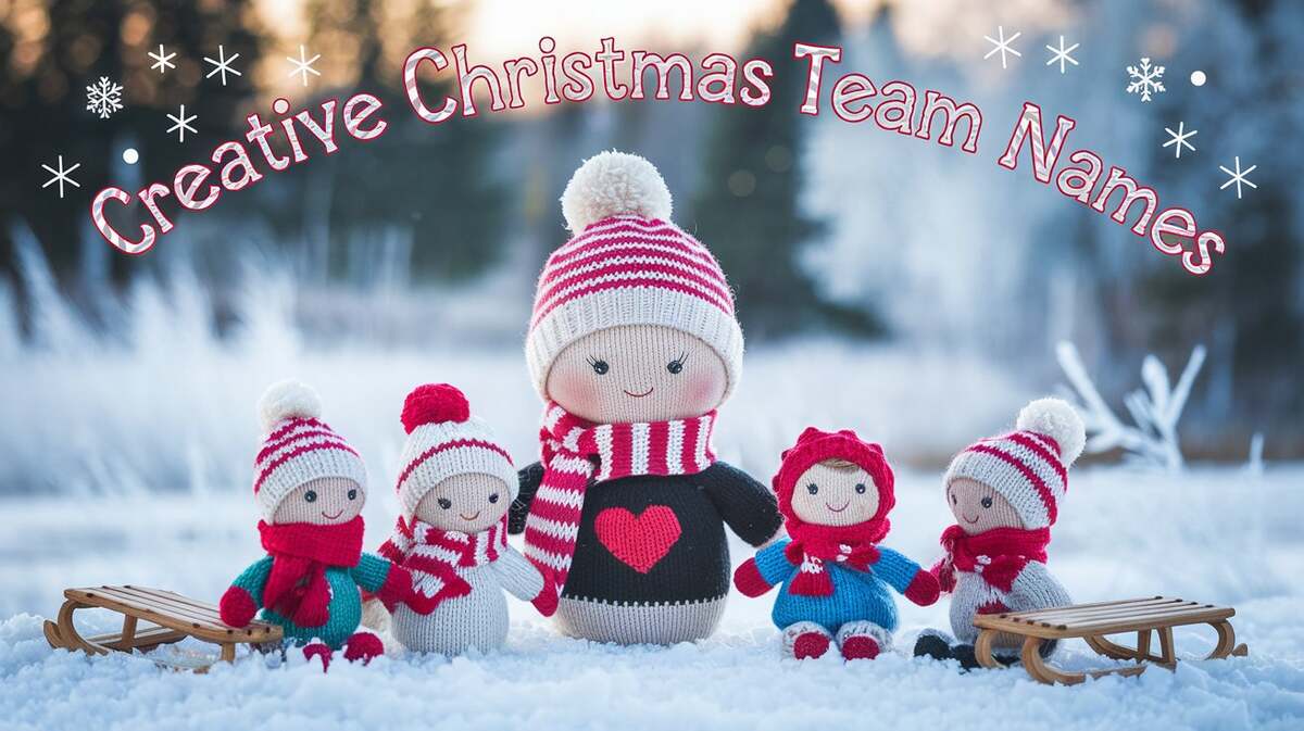 999+ Fun & Unique Christmas Team Names for Virtual Parties! - Fascinate ...