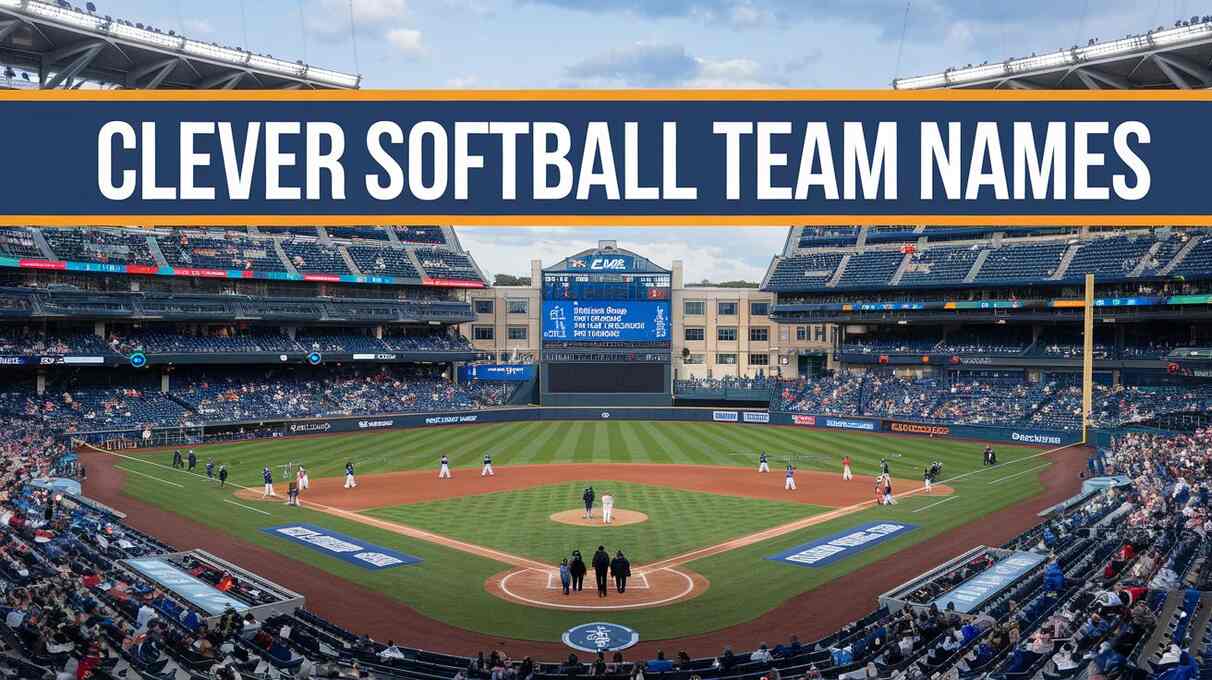 Best Softball Team Names to Inspire Your Squad - Fascinate Names