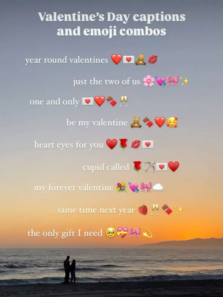 250+ Cute & Romantic Valentine’s Day Gift Captions to Melt Their Heart ...